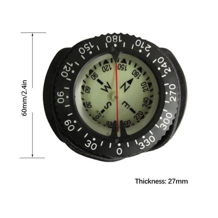 Dive Compass Scuba Compass Compas étanche Navigation sous-marine Compas ...