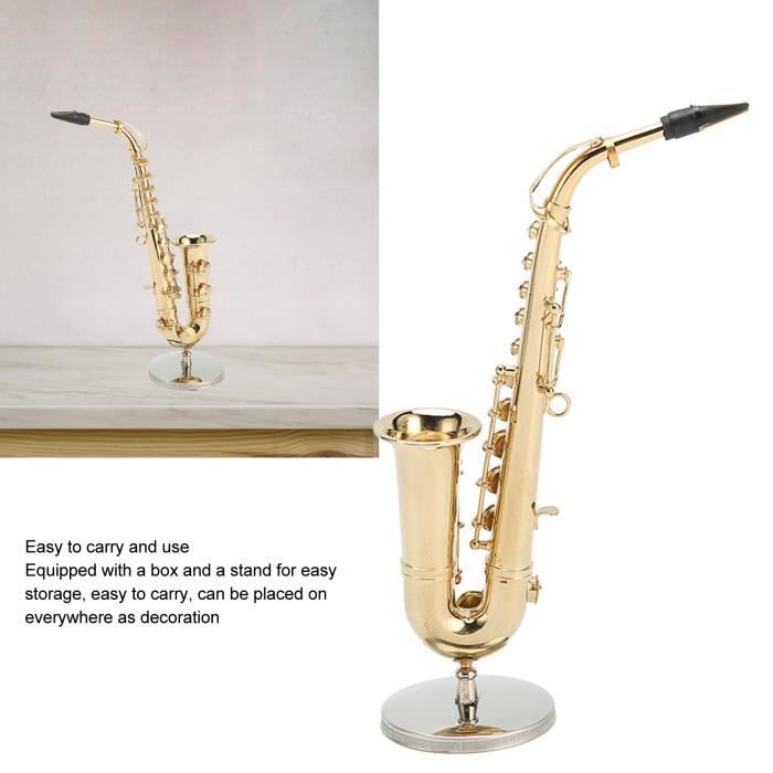 SALALIS-Modèle de saxophone miniature Mini saxophone alto ornement ...