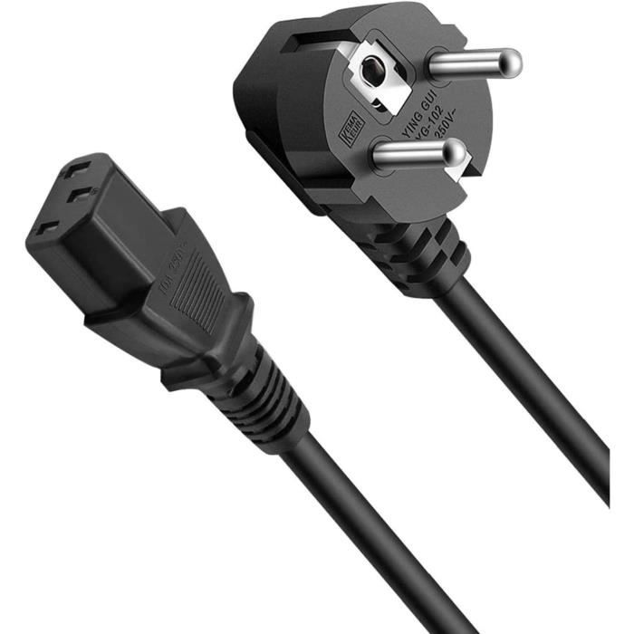 3.0M Câble D'Alimentation Iec 320 C13 H05Vv-F Cordon Électrique Secteur ...