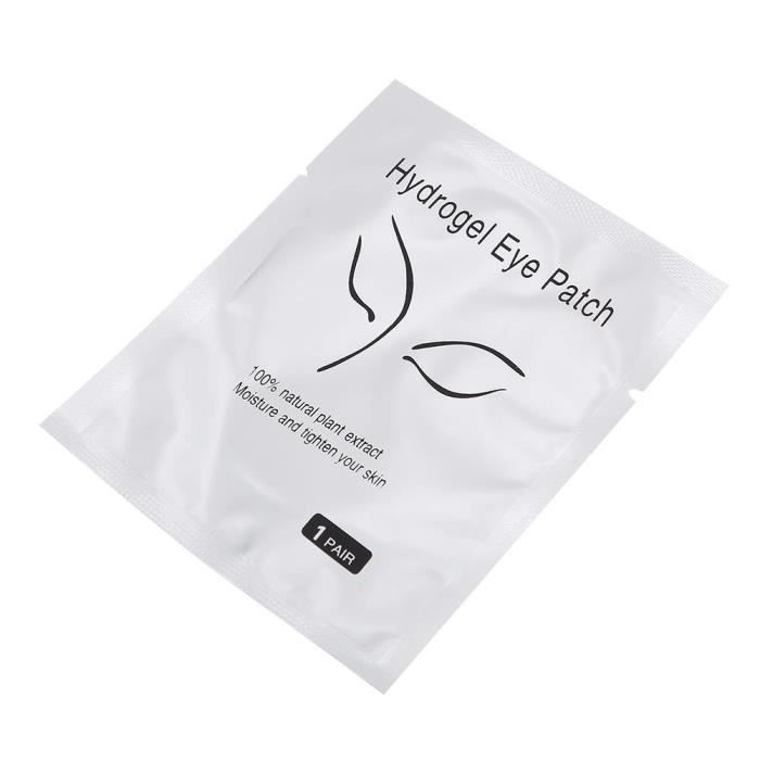 Sonew Patch Pour Extension de Cils 50 Paires/Set Patch Hydrogel Pour ...
