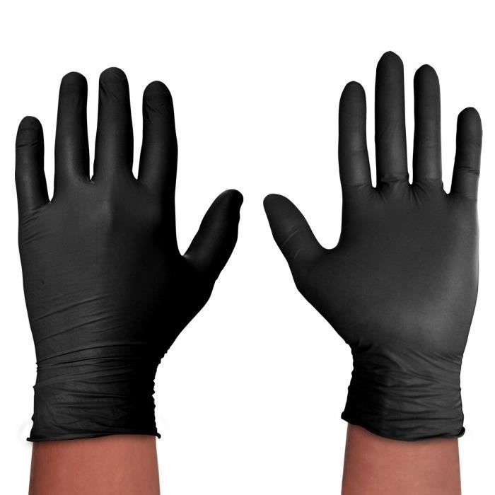 Gants de protection - SPONTEX - Black Protect Extra indéchirable ...