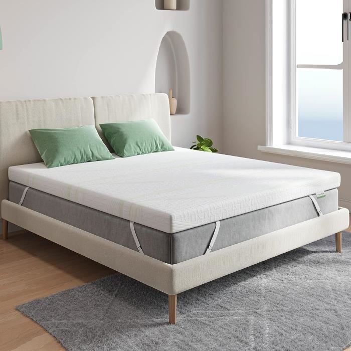 Novilla, Surmatelas 160x190 Mousse à Mémoire de Forme en Gel, 5 cm Sur ...