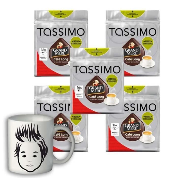 5 Tassimo Grand Mère Café long + Mug - Cdiscount Au quotidien