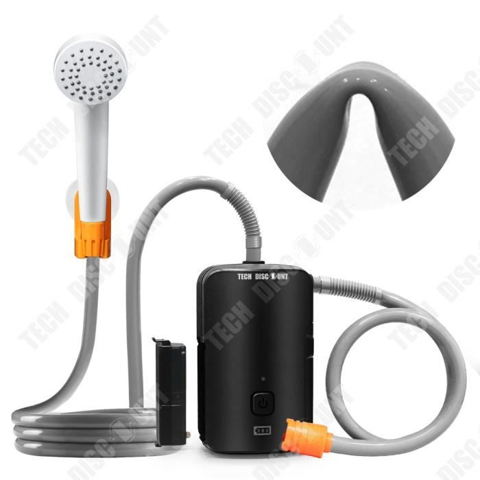 TD® Douche portable, douche électrique, diverses buses, lavage ...