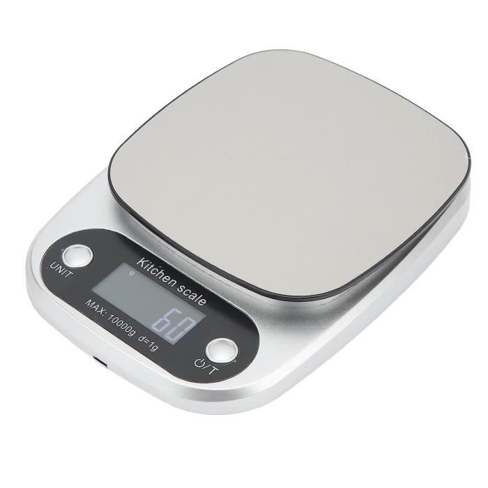Balance Alimentaire Numérique, 10000G Led Écran Cuisine Balance ...
