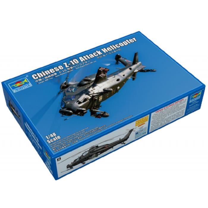 TRUMPETER - Maquette Chinese Z-10 Attack Helicopter |trumpeter|05820| 1 ...