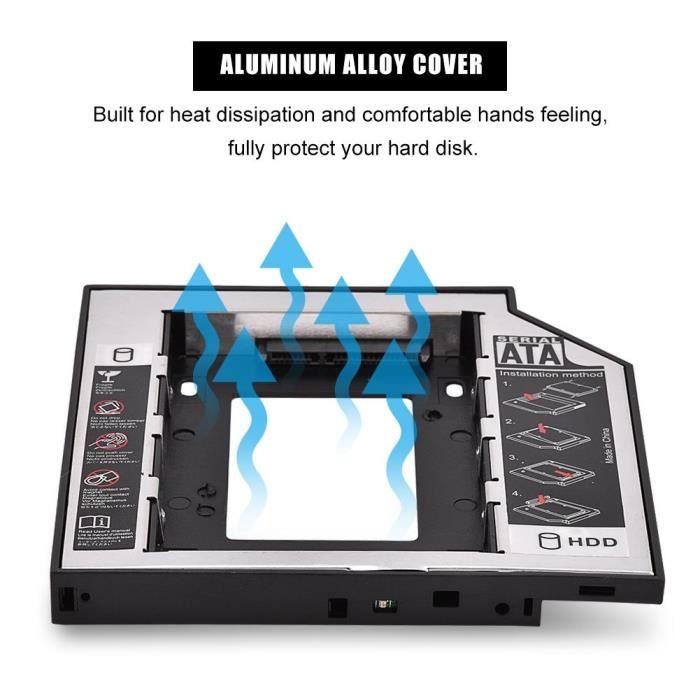 Support de Disque dur Boîtier Interne pour Ordinateur Portable Support ...