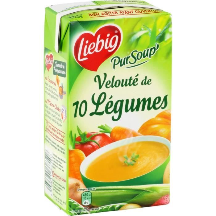 LIEBIG Velouté 10 légumes bio - 1L - Cdiscount Au quotidien