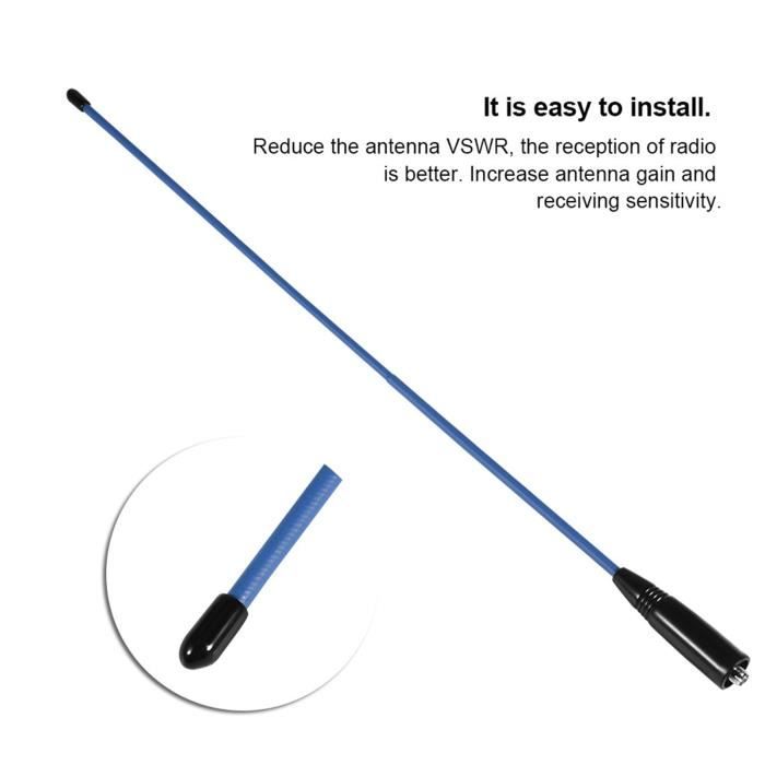 TMISHION antenne radio mobile Antenne radio bidirectionnelle femelle ...
