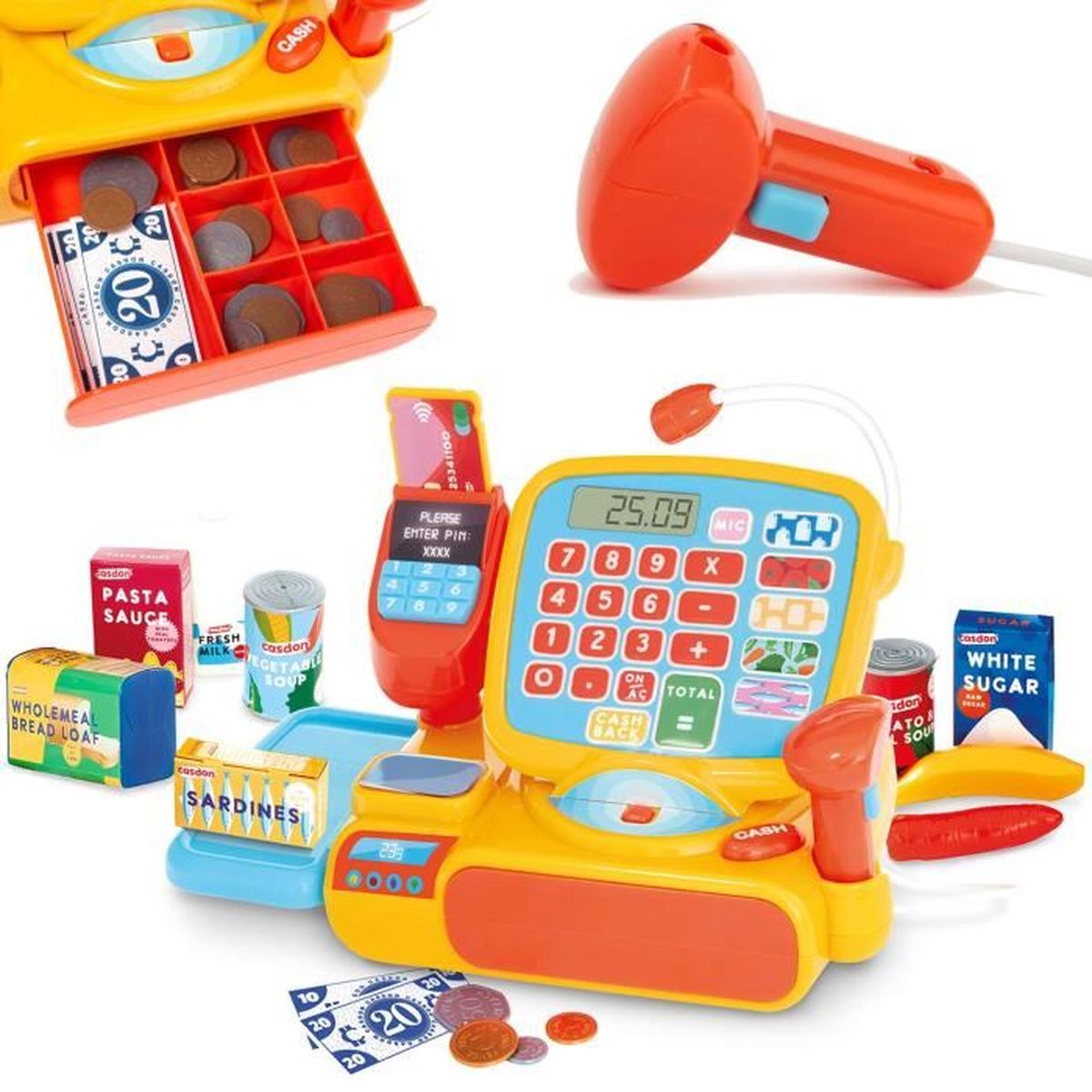 Achetez une caisse enregistreuse pour enfants avec les accessoires ...