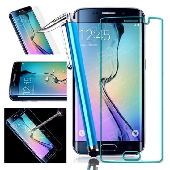 FILM PROTECTION Ecran en VERRE Trempé pour SAMSUNG GALAXY S6 EDGE ...