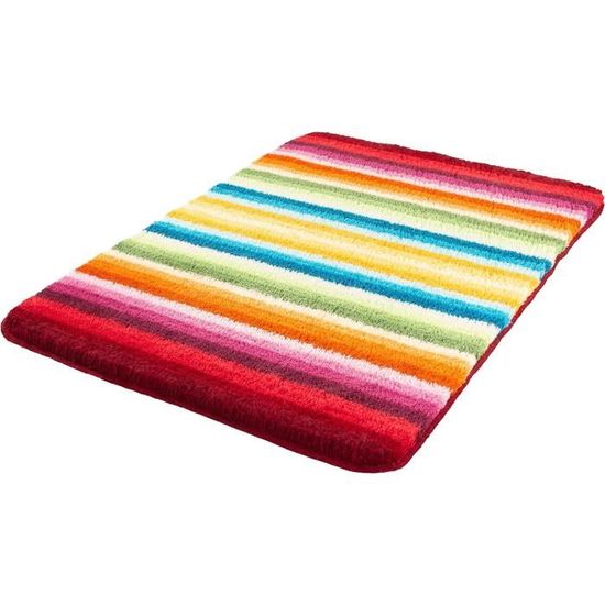 Tapis de bain - Meusch - Multicolore - 90 x 60 cm - 100% polyacrylique ...