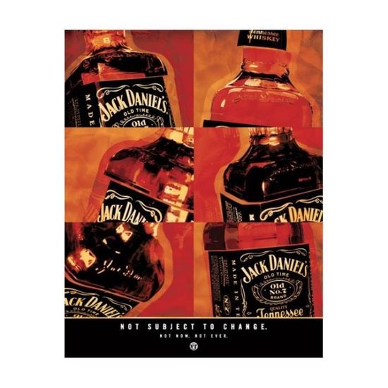 Jack Daniel's - 40x50cm - AFFICHE - POSTER - Cdiscount Maison