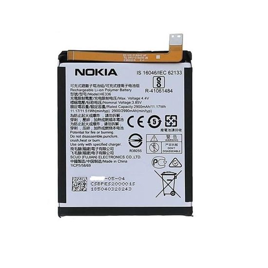 Batterie - NOKIA - HE336 - 2900 mAh - Lithium Ion - Compatible Nokia 5. ...