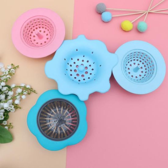 6pcs drain de plancher rond en cuisine filtre évier égouttoir à ...