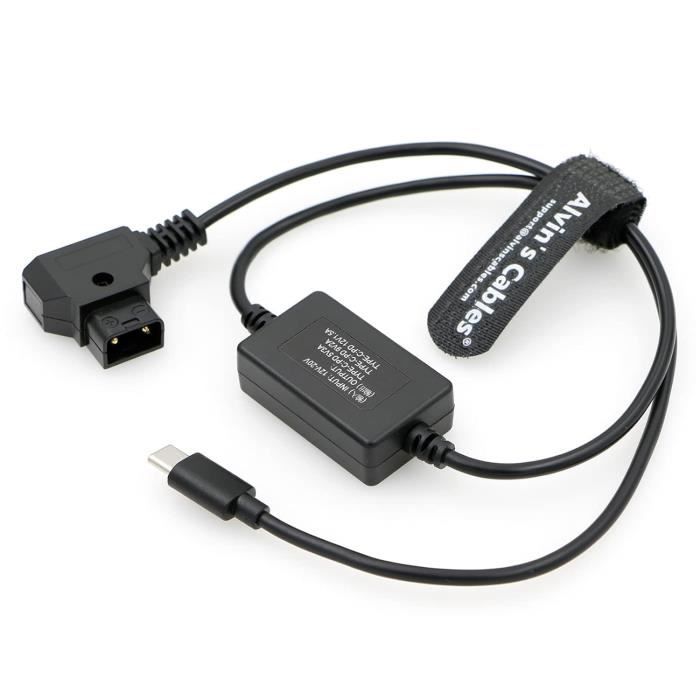 USB-C Type-C PD vers D-Tap Câble d'alimentation 5V 3A|9V 2A|12V 1.5A ...