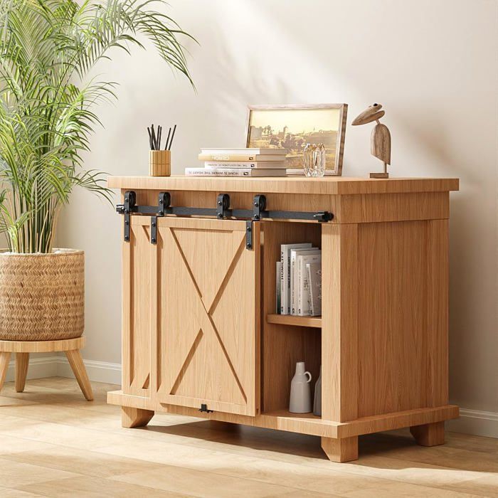 1372Cm Mini Rail Rorte Coulissante Double Kit Rail Coulissant Roulette ...