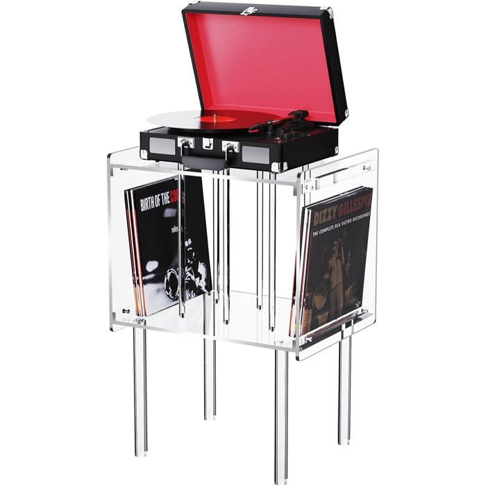 Solaround Meuble Platine Vinyle en acrylique, Support pour Platine ...