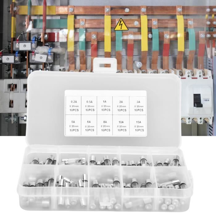 Tube à fusible Kit de fusibles Fusibles, Fusible Fast Blow pour ...