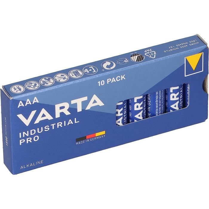 Piles Alcaline - 4003 Industrial Aaa/micro Batterie 10-pack Vrac Dans ...