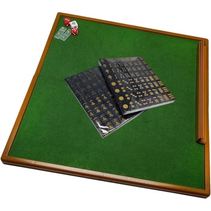 Portable Mahjong Game Set 144 Tiles Mahjong Board Game Mini Mahjong Set ...