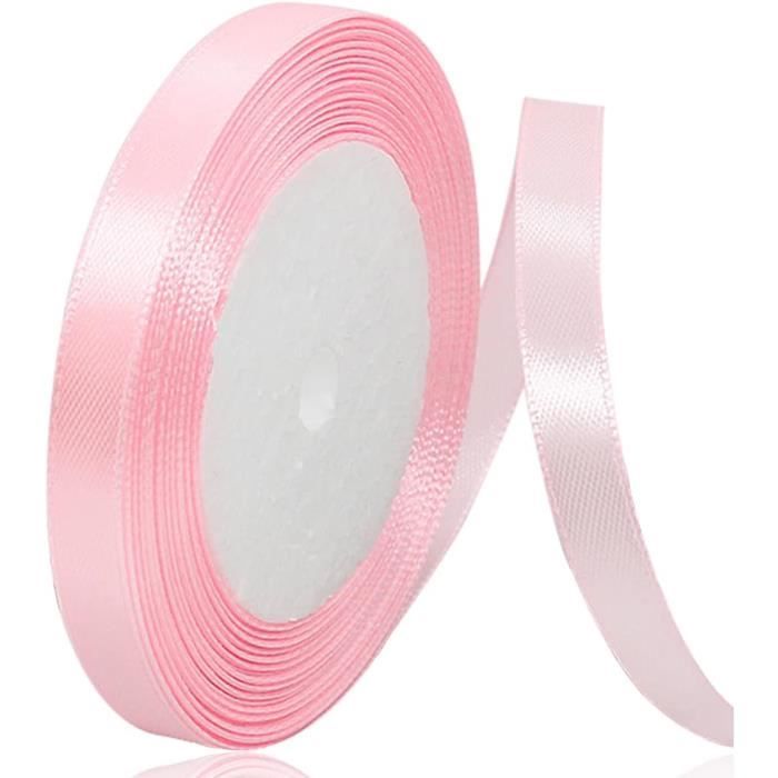 Ruban De Satin Rose Clair 10Mm X 22M, Ruban Satinée Pour Emballage ...
