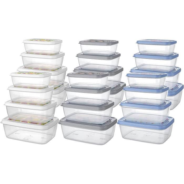 Boîtes Alimentaire Plastique, Set de Recipient avec Couvercle, Boîte de ...
