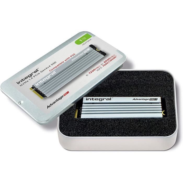 INTEGRAL SSD 1TB - 1000GB SSD M.2 2280 NVME 1.4 PCIe Gen4 x4 R-7200MB-s ...