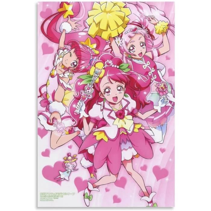 Healin' Good PreCure 2021 Poster Anime Japon Art Art Peinture sur toile ...