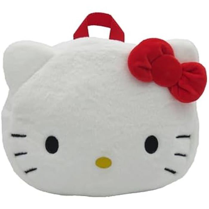 Sac à dos - CYP BRAND - Hello Kitty - Peluche 3D - Couleur blanche ...
