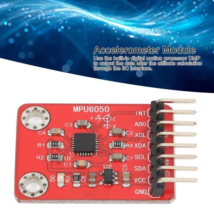 Module de gyroscope MPU6050 Module de capteur de gyroscope d ...