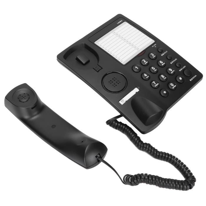 ROM Téléphone Filaire De Bureau Téléphone Filaire, Téléphone Fixe Filaire De Bureau Bureau À ...