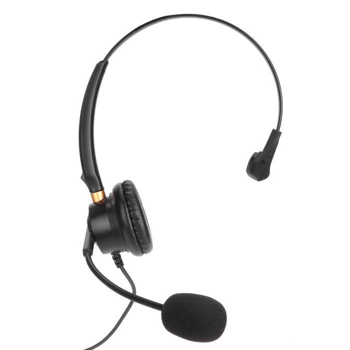 HEG Casque Téléphonique Avec Micro Casque Portable Pour Call Center ...