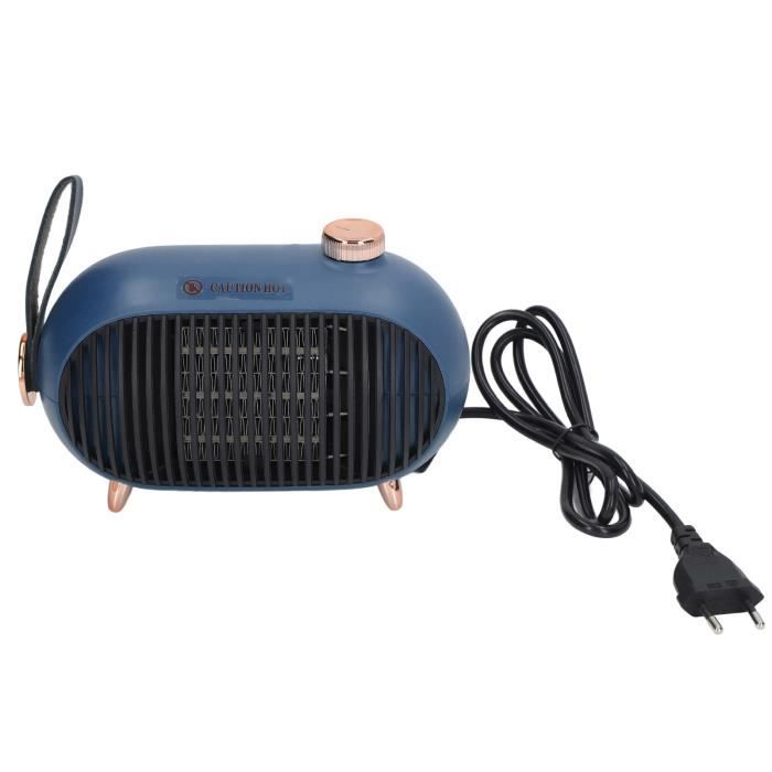 FDIT 900W Chauffe-air de table silencieux ABS multi protection PTC chauffage de l'air ambiant ...