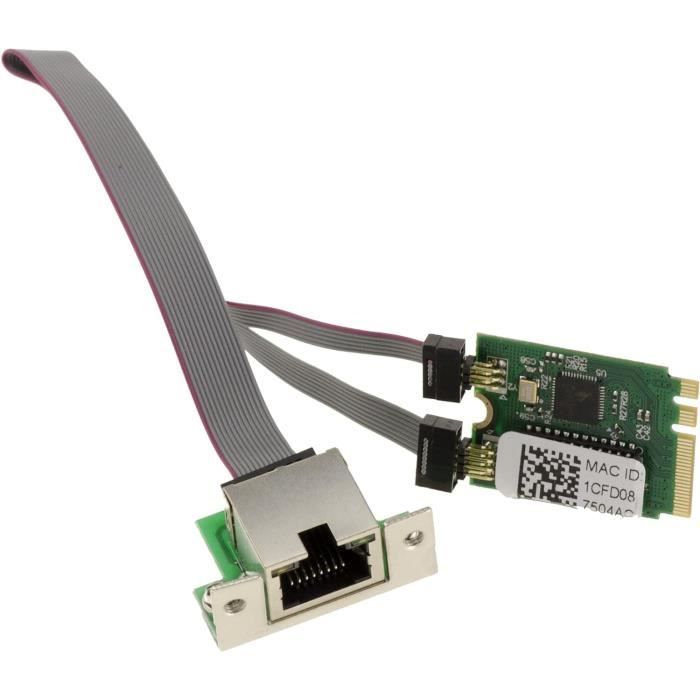 Carte M2 M.2 NGFF E A Key 2.5 Gigabit RJ45 LAN ethernet 10 100 1000 1G ...