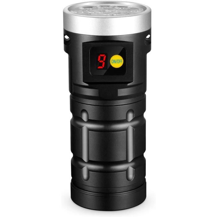 Lampe De Poche Rechargeable Usb-C X12 Super High Lumens Avec Fonction D ...