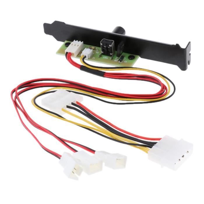 3 Fan Controller PCI pour Ordinateur de Bureau Refroidisseur ...