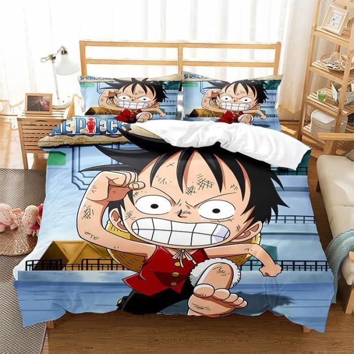 Animé Chopper Zoro Sanji Confortable One Piece Luffy Literie Ensembles