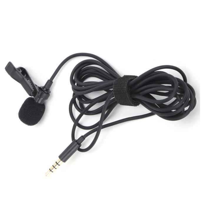 Zerone micro lave-mains Micro-cravate filaire à pince sur micro à ...