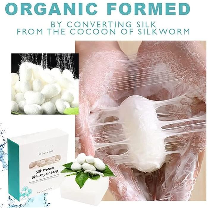 Silk Protein Soap Silk Protein Skin Repair Soap For Tik Tok Super Long