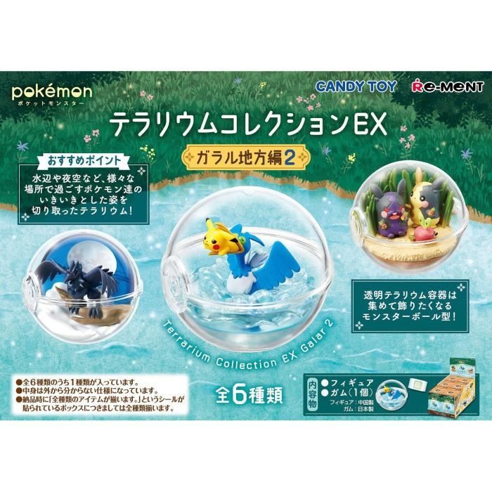 Pokémon - Pack de Figurines Pokémon Terrarium Collection Ex Galar 2 Re ...