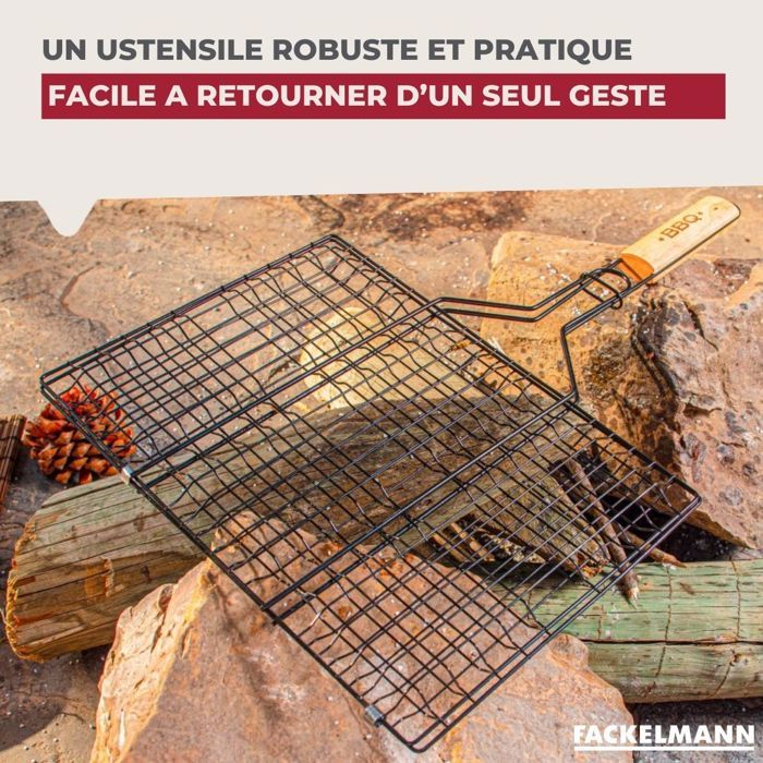 Grille de barbecue 35 x 25,5 x 54 cm Fackelmann BBQ Edition - Cdiscount ...