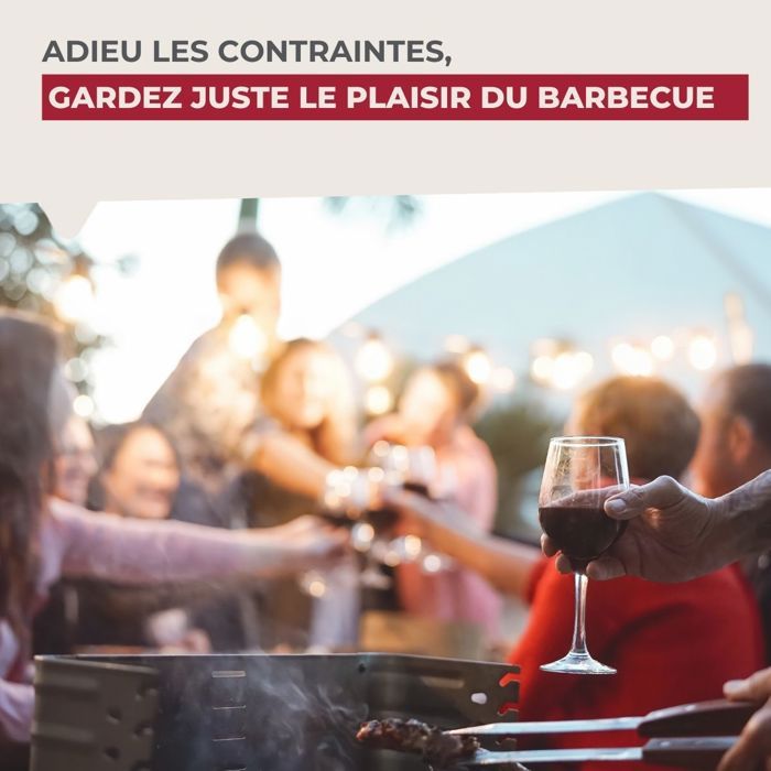Grille de barbecue 35 x 25,5 x 54 cm Fackelmann BBQ Edition - Cdiscount ...