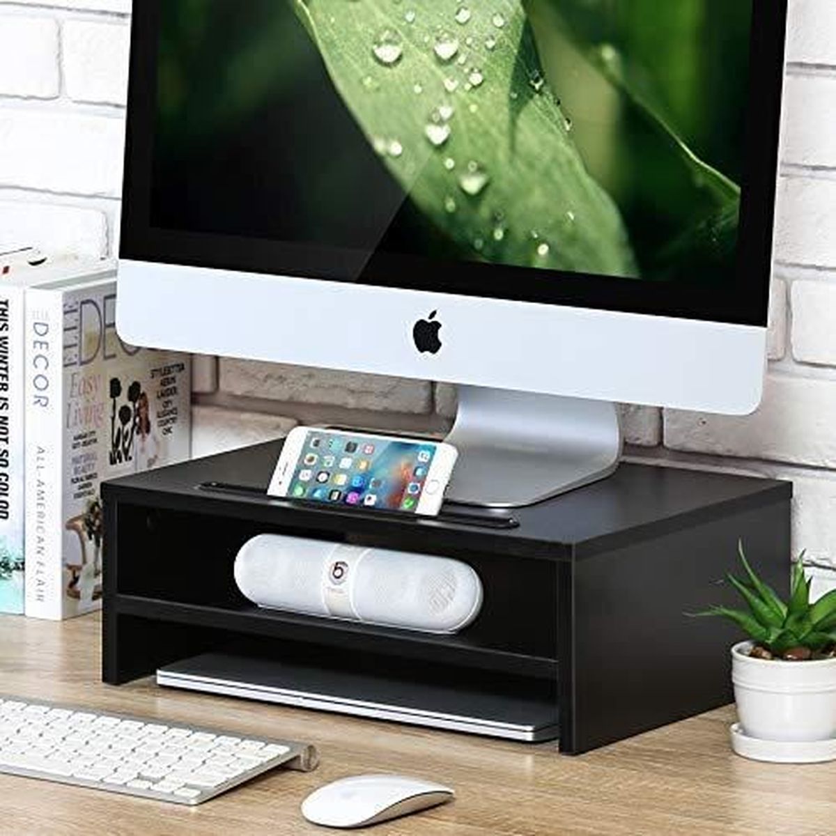 Support en Bois pour Elever Ordinateur Portable Support Moniteurs ...