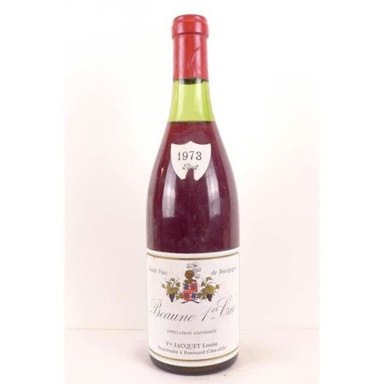 Beaune veuve louis jacquet premier cru rouge 1973 - bourgogne - La cave ...