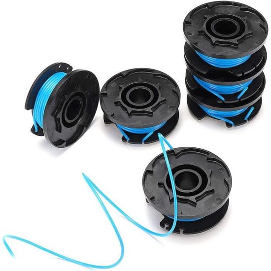 6 pièces Ligne de Ficelle de Bobine de Remplacement pour Ryobi One et AC14RL3A Outil de Jardin ...
