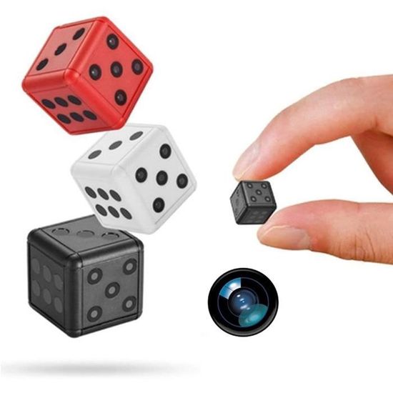 Mini Caméra Cachée Caméra Espion Dés HD 1080P avec Détection De ...