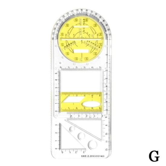 Regle - equerre,Règle d'activité multifonctionnelle pour l'école ...