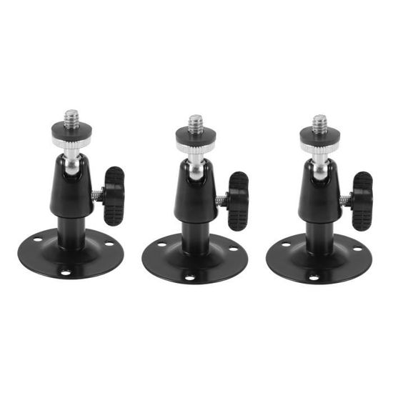 3X Support Mural pour La Camera Support Mural Noir Support Metallique ...
