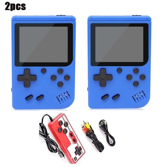 （2Pack）SOUTENIR 2 JOUEURS JEU PORTABLE PORTABLE BOY BOX 400 IN1 ARCADE ...